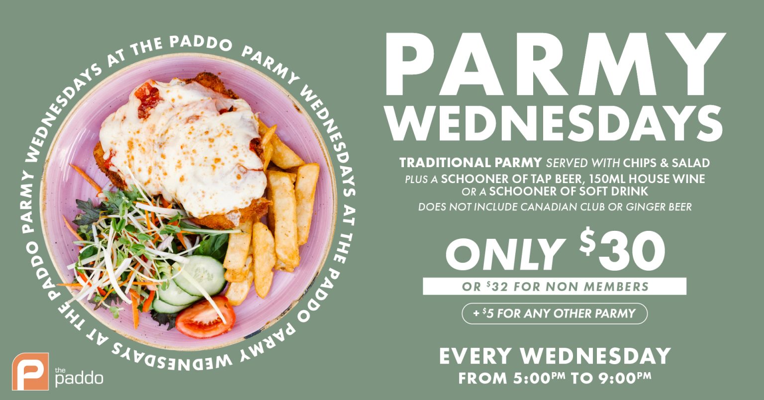 Parmy Wednesdays - The Paddo