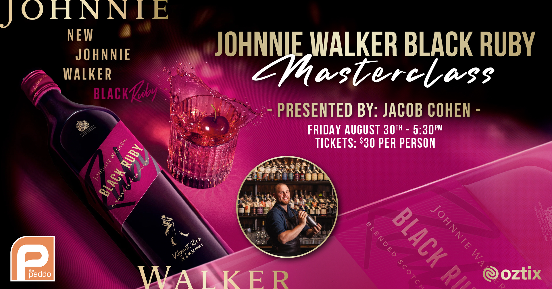 Johnnie Walker Black Ruby Masterclass - The Paddo