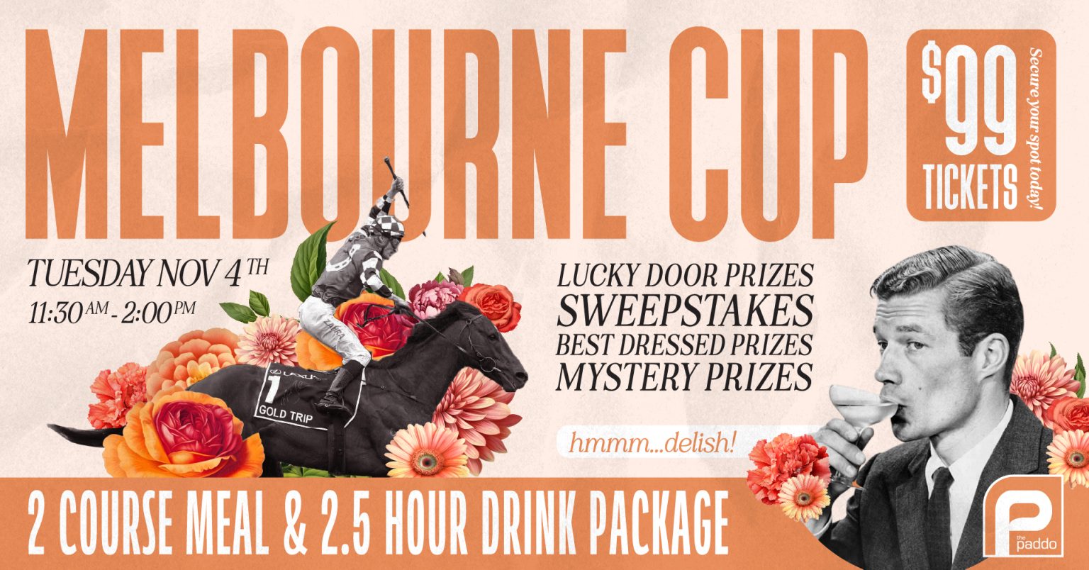 Melbourne Cup Luncheon at The Paddo - The Paddo